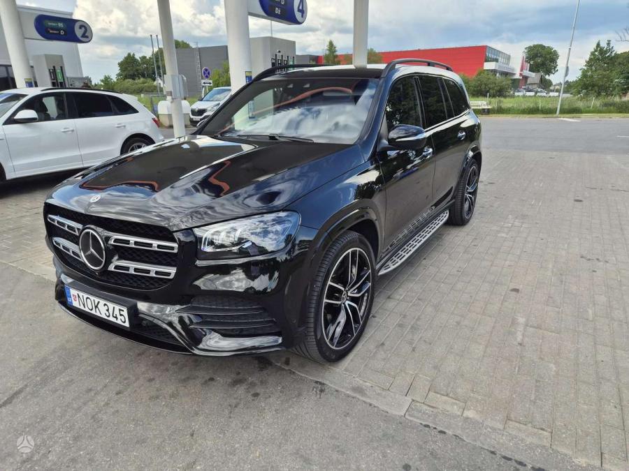 Melns Mercedes-Benz GLS 400 2020 Mažeikiai, ar dzinēja tilpumu 3.00 L un nobraukumu 308 tūkst. km par 48800 €, foto 8 vietnē AUTOMOTO.COM.LV