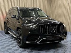 Melns Mercedes-Benz GLS 400 2020 Marijampole, ar dzinēja tilpumu 2.93 L un nobraukumu 157 tūkst. km par 57500 €, foto  vietnē AUTOMOTO.COM.LV