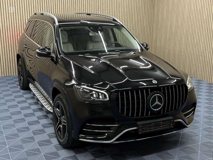 Melns Mercedes-Benz GLS 400 2020 Marijampole, ar dzinēja tilpumu 2.93 L un nobraukumu 157 tūkst. km par 57500 €, foto 10 vietnē AUTOMOTO.COM.LV