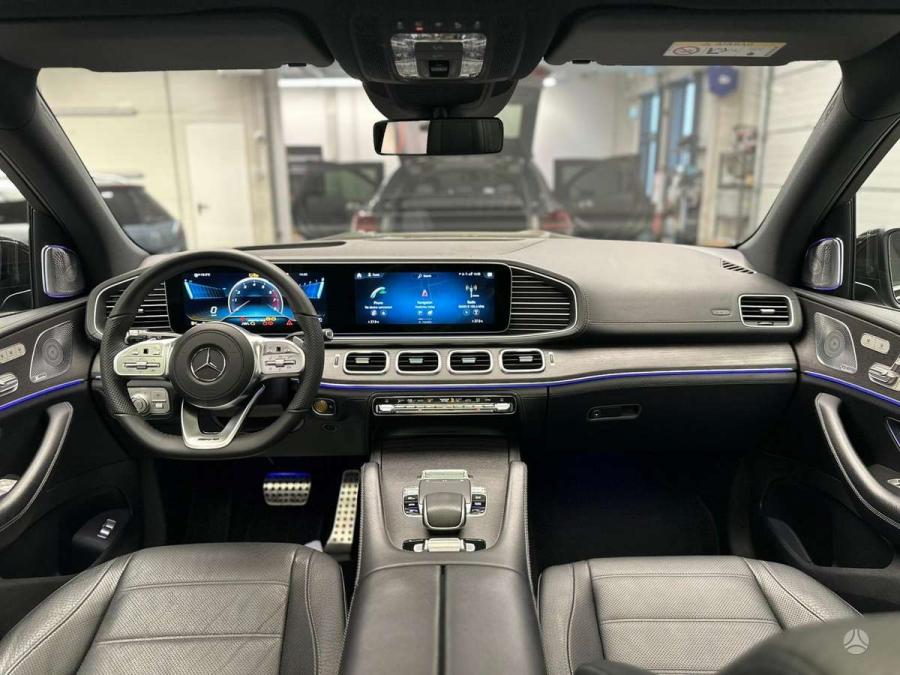 Melns Mercedes-Benz GLS 400 2021 Viļņa, ar dzinēja tilpumu 2.93 L un nobraukumu 90 tūkst. km par 87500 €, foto 13 vietnē AUTOMOTO.COM.LV