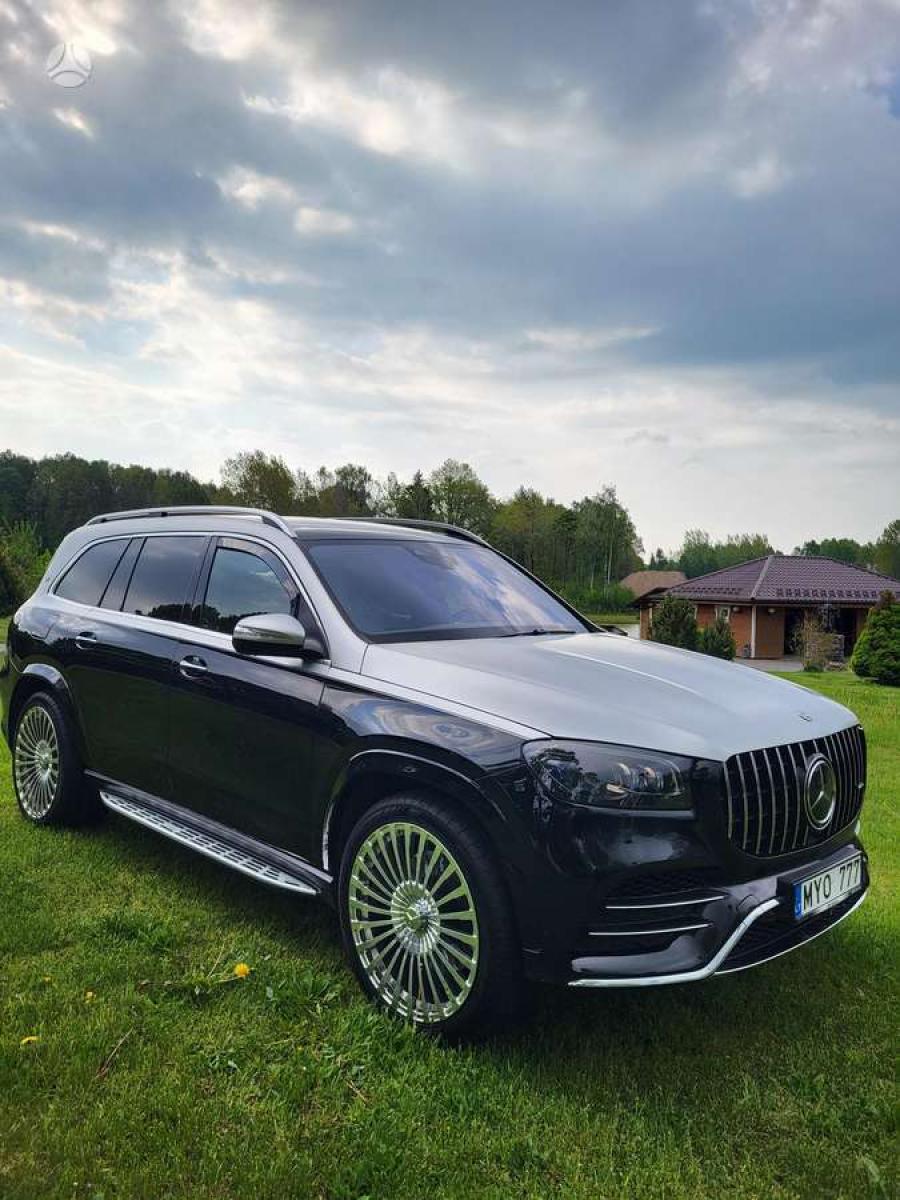 Black Mercedes-Benz GLS 400 2021 in Silale, with an engine capacity of 2.93 L and mileage of 65 thousand km for 92000 €, photo 1 on AUTOMOTO.COM.LV