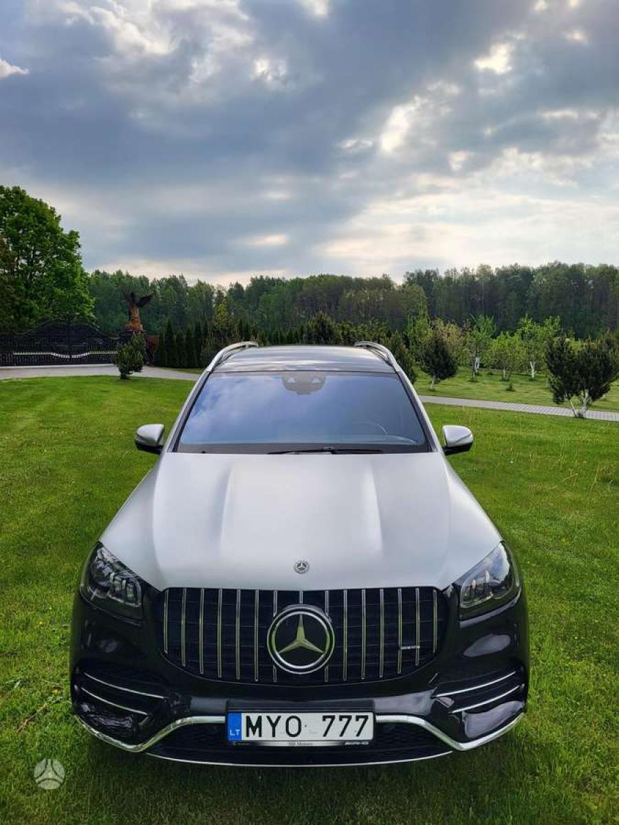 Black Mercedes-Benz GLS 400 2021 in Silale, with an engine capacity of 2.93 L and mileage of 65 thousand km for 92000 €, photo 3 on AUTOMOTO.COM.LV