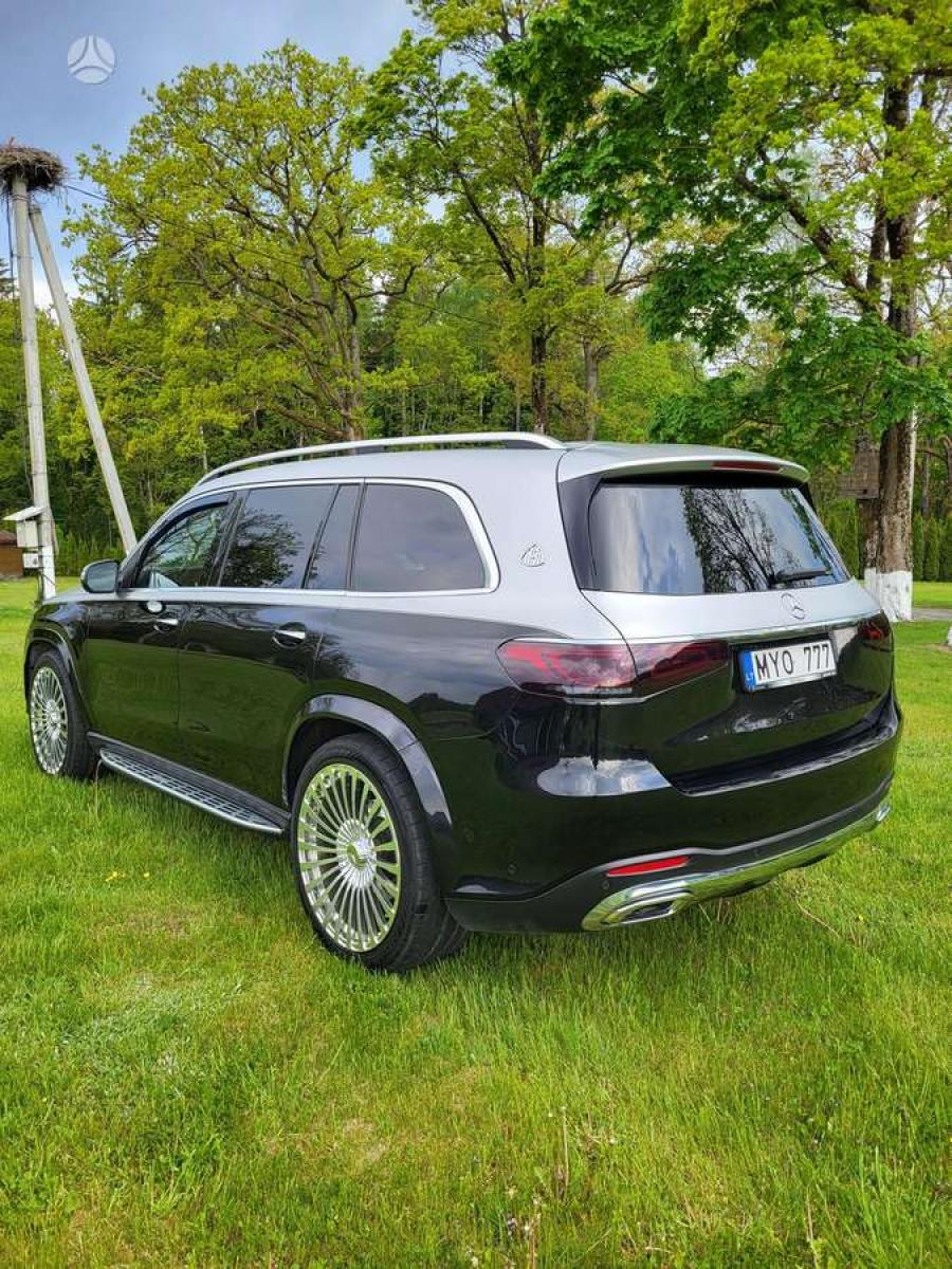 Black Mercedes-Benz GLS 400 2021 in Silale, with an engine capacity of 2.93 L and mileage of 65 thousand km for 92000 €, photo 4 on AUTOMOTO.COM.LV