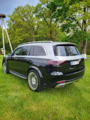 Black Mercedes-Benz GLS 400 2021 in Silale, with an engine capacity of 2.93 L and mileage of 65 thousand km for 92000 €, photo 6 on AUTOMOTO.COM.LV