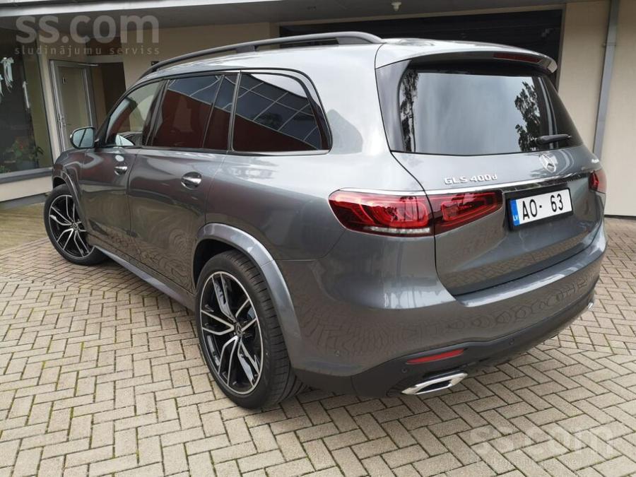 Zaļš Mercedes-Benz GLS 400 2020 Ogre, ar dzinēja tilpumu 3.00 L un nobraukumu 80 tūkst. km par 79900 €, foto 12 vietnē AUTOMOTO.COM.LV