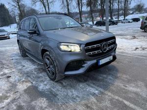 Pelēks Mercedes-Benz GLS 400 2020 Alīta, ar dzinēja tilpumu 3.00 L un nobraukumu 94 tūkst. km par 66900 €, foto  vietnē AUTOMOTO.COM.LV