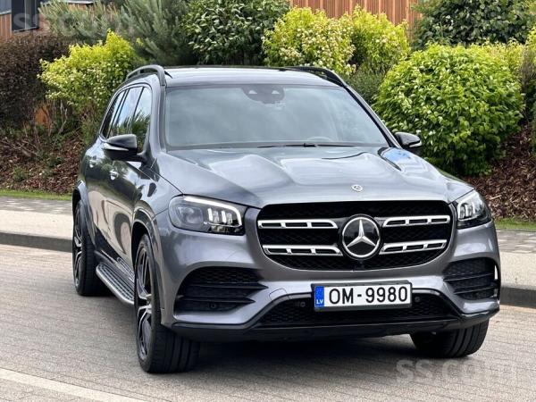 Grey Mercedes-Benz GLS 400 2020 in Riga, with an engine capacity of 3.00 L and mileage of 99 thousand km for 66750 €, photo 5 on AUTOMOTO.COM.LV