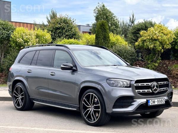 Grey Mercedes-Benz GLS 400 2020 in Riga, with an engine capacity of 3.00 L and mileage of 99 thousand km for 66750 €, photo 6 on AUTOMOTO.COM.LV