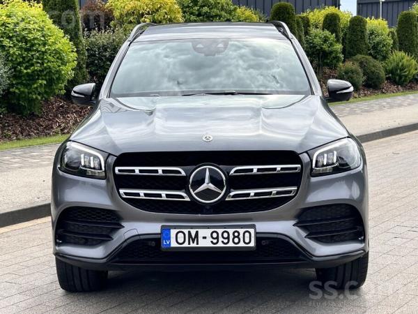 Grey Mercedes-Benz GLS 400 2020 in Riga, with an engine capacity of 3.00 L and mileage of 99 thousand km for 66750 €, photo 9 on AUTOMOTO.COM.LV