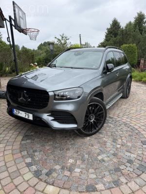 Grey Mercedes-Benz GLS 400 2020 in Riga, with an engine capacity of 3.00 L and mileage of 147 thousand km for 67500 €, photo  on AUTOMOTO.COM.LV