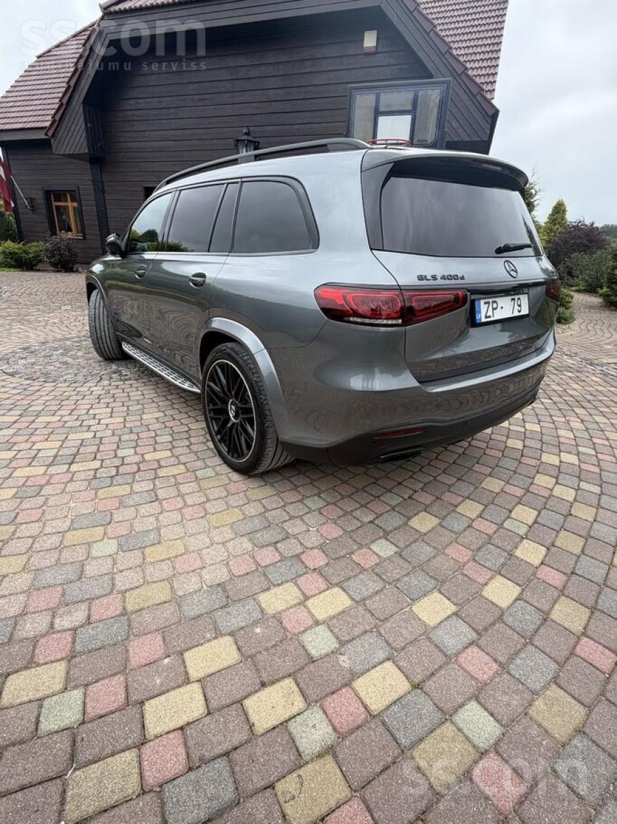 Grey Mercedes-Benz GLS 400 2020 in Riga, with an engine capacity of 3.00 L and mileage of 147 thousand km for 67500 €, photo 6 on AUTOMOTO.COM.LV