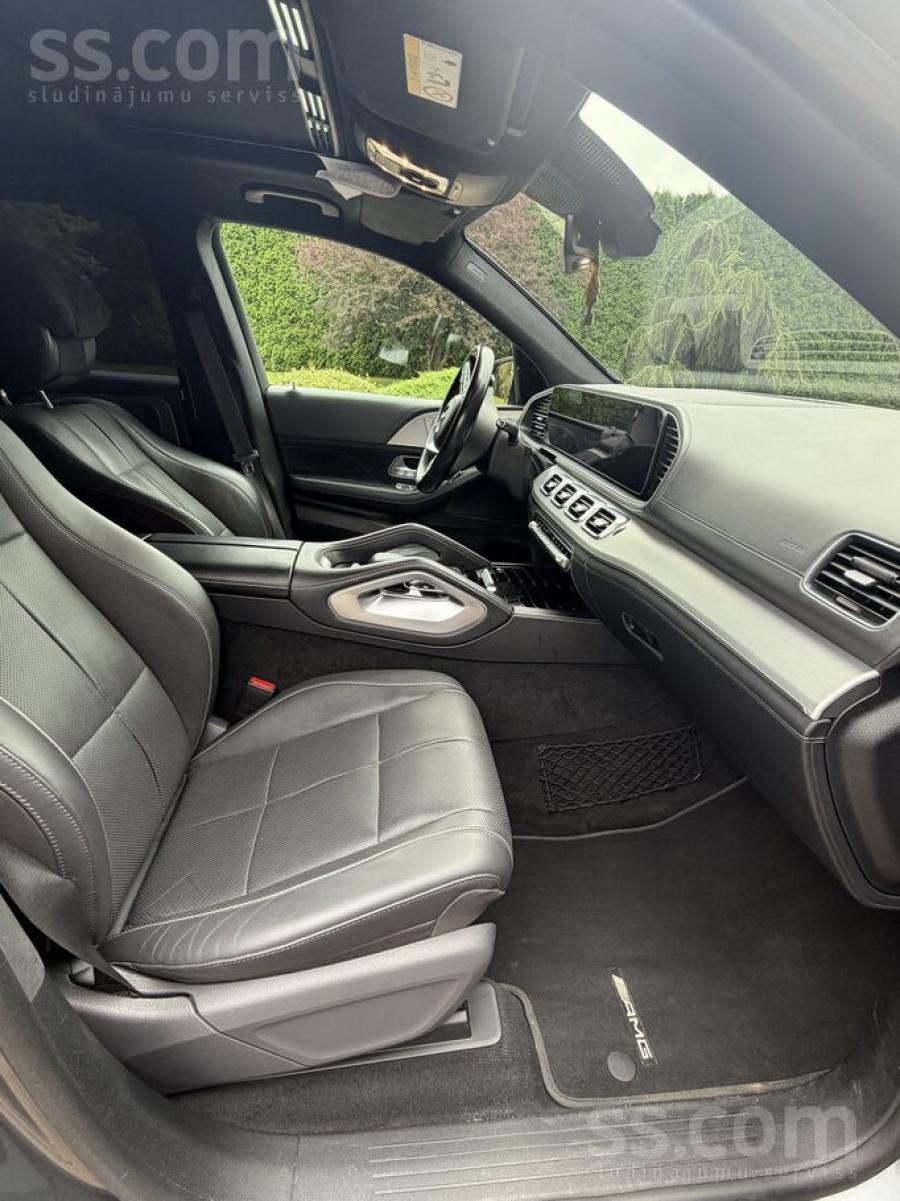 Grey Mercedes-Benz GLS 400 2020 in Riga, with an engine capacity of 3.00 L and mileage of 147 thousand km for 67500 €, photo 9 on AUTOMOTO.COM.LV