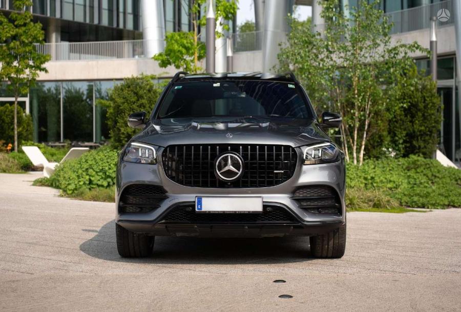Pelēks Mercedes-Benz GLS 400 2021 Rīga, ar dzinēja tilpumu 2.93 L un nobraukumu 150 tūkst. km par 74900 €, foto 7 vietnē AUTOMOTO.COM.LV