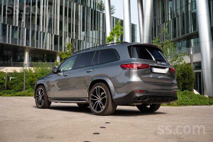 Pelēks Mercedes-Benz GLS 400 2021 Rīga, ar dzinēja tilpumu 3.00 L un nobraukumu 170 tūkst. km par 67777 €, foto 5 vietnē AUTOMOTO.COM.LV