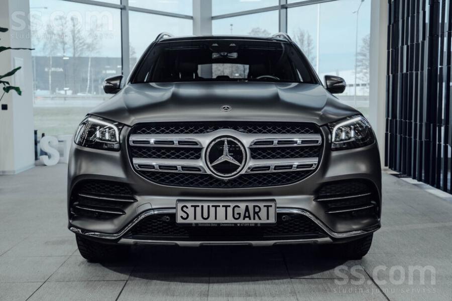 Pelēks Mercedes-Benz GLS 400 2021 Rīga, ar dzinēja tilpumu 3.00 L un nobraukumu 41 tūkst. km par 79500 €, foto 3 vietnē AUTOMOTO.COM.LV
