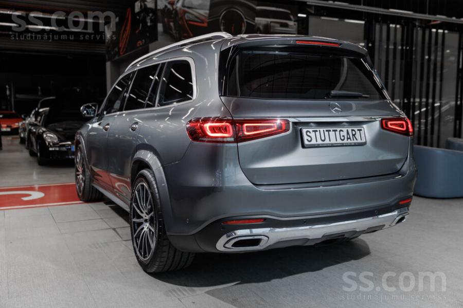 Pelēks Mercedes-Benz GLS 400 2021 Rīga, ar dzinēja tilpumu 3.00 L un nobraukumu 120 tūkst. km par 67000 €, foto 5 vietnē AUTOMOTO.COM.LV