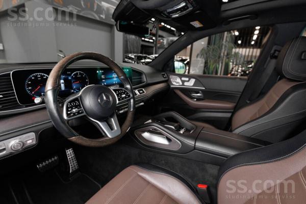 Серый Мерседес ГЛС 400 2021 в Рига, объемом двигателя 3.00 л и пробегом 120 тыс. км за 67000 €, фото 9 на AUTOMOTO.COM.LV