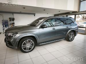 Pelēks Mercedes-Benz GLS 400 2023 Rīga, ar dzinēja tilpumu 3.00 L un nobraukumu 42 tūkst. km par 82500 €, foto 4 vietnē AUTOMOTO.COM.LV