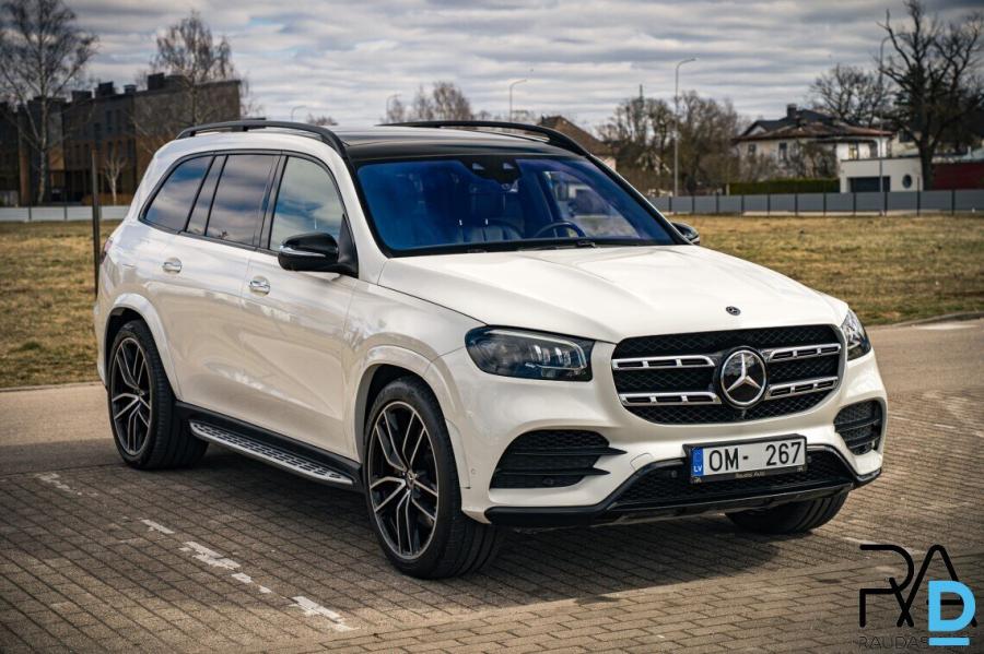 Balts Mercedes-Benz GLS 400 2020 Rīga, ar dzinēja tilpumu 3.00 L un nobraukumu 134 tūkst. km par 66990 €, foto 4 vietnē AUTOMOTO.COM.LV