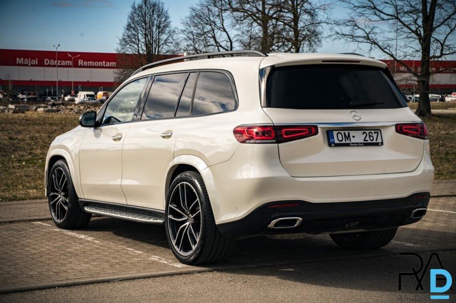 Balts Mercedes-Benz GLS 400 2020 Rīga, ar dzinēja tilpumu 3.00 L un nobraukumu 134 tūkst. km par 66990 €, foto 5 vietnē AUTOMOTO.COM.LV