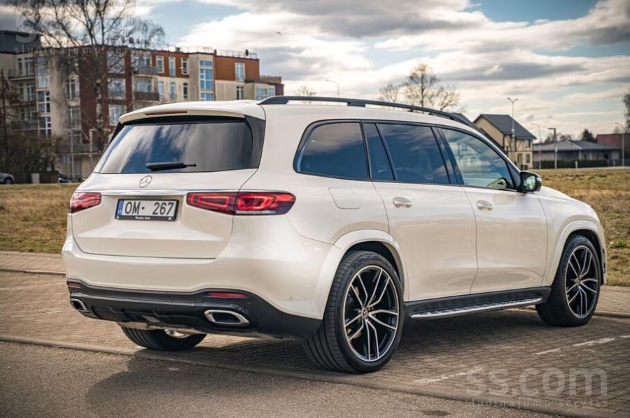 Balts Mercedes-Benz GLS 400 2020 Rīga, ar dzinēja tilpumu 3.00 L un nobraukumu 134 tūkst. km par 59990 €, foto 5 vietnē AUTOMOTO.COM.LV
