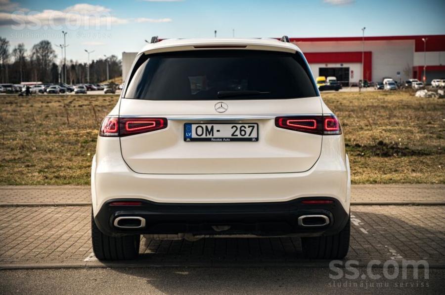 Balts Mercedes-Benz GLS 400 2020 Rīga, ar dzinēja tilpumu 3.00 L un nobraukumu 134 tūkst. km par 59990 €, foto 6 vietnē AUTOMOTO.COM.LV