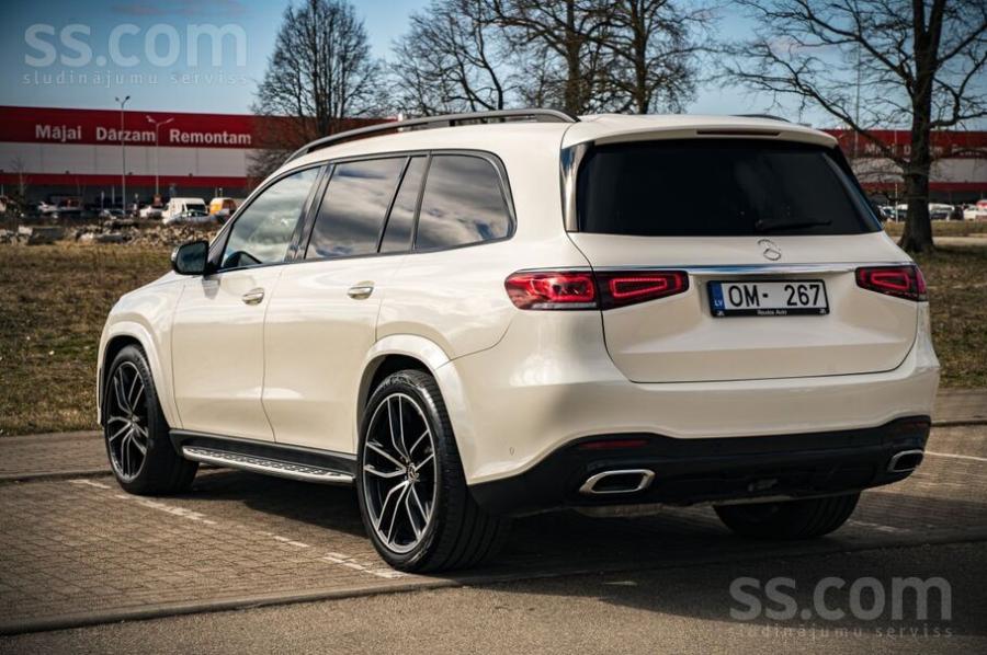 Balts Mercedes-Benz GLS 400 2020 Rīga, ar dzinēja tilpumu 3.00 L un nobraukumu 134 tūkst. km par 59990 €, foto 7 vietnē AUTOMOTO.COM.LV
