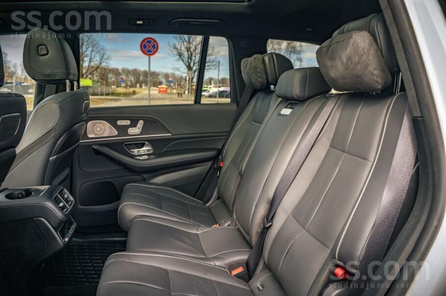 Balts Mercedes-Benz GLS 400 2020 Rīga, ar dzinēja tilpumu 3.00 L un nobraukumu 134 tūkst. km par 59990 €, foto 24 vietnē AUTOMOTO.COM.LV