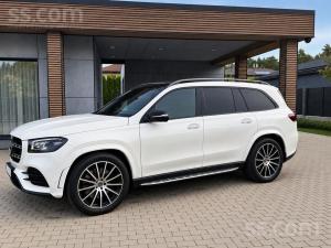 Белый Мерседес ГЛС 400 2020 в Рига, объемом двигателя 4.00 л и пробегом 163 тыс. км за 53000 €, фото 3 на AUTOMOTO.COM.LV