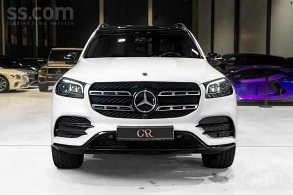 Balts Mercedes-Benz GLS 400 2022 Rīga, ar dzinēja tilpumu 3.00 L un nobraukumu 89 tūkst. km par 65000 €, foto 3 vietnē AUTOMOTO.COM.LV