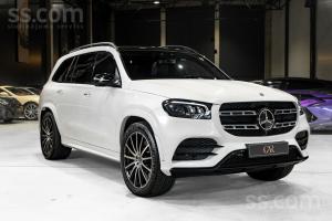 Белый Мерседес ГЛС 400 2022 в Рига, объемом двигателя 3.00 л и пробегом 89 тыс. км за 65000 €, фото 4 на AUTOMOTO.COM.LV