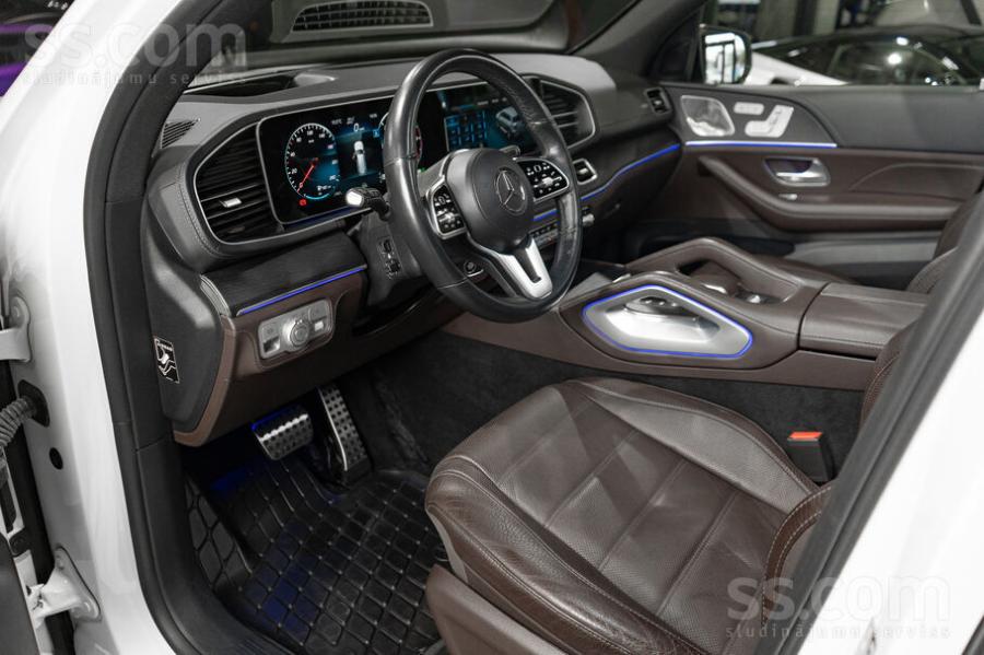 Белый Мерседес ГЛС 400 2022 в Рига, объемом двигателя 3.00 л и пробегом 89 тыс. км за 65000 €, фото 10 на AUTOMOTO.COM.LV