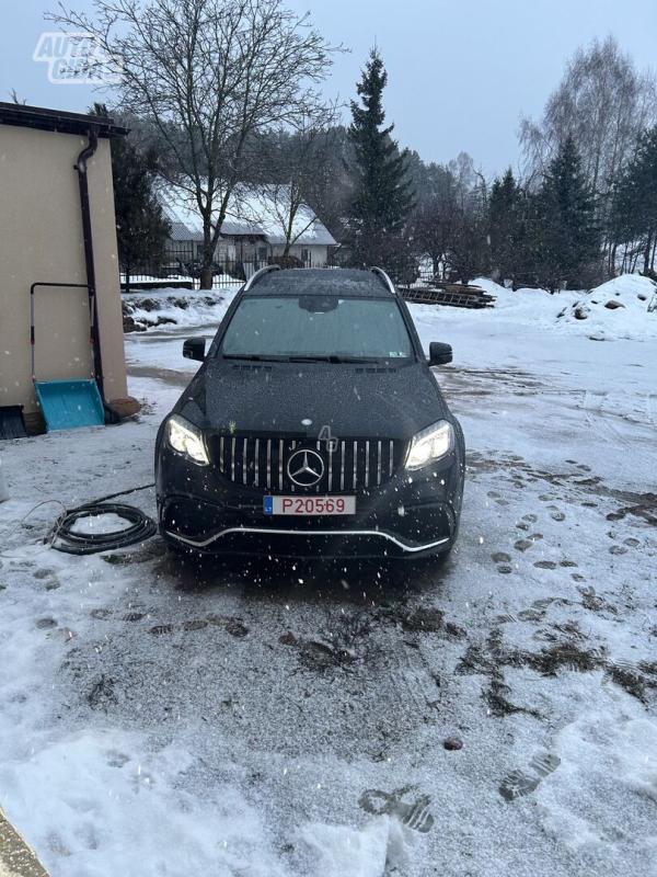 Черный Мерседес GLS 450 2017 в Вильнюс, объемом двигателя 3.00 л и пробегом 168 тыс. км за 26800 €, фото 11 на AUTOMOTO.COM.LV