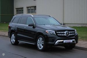 Black Mercedes-Benz GLS 450 2017 in Vilnius, with an engine capacity of 3.00 L and mileage of 180 thousand km for 21800 €, photo  on AUTOMOTO.COM.LV
