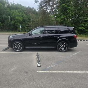 Melns Mercedes-Benz GLS 450 2017 Klaipėda, ar dzinēja tilpumu 3.00 L un nobraukumu 129 tūkst. km par 26500 €, foto 3 vietnē AUTOMOTO.COM.LV