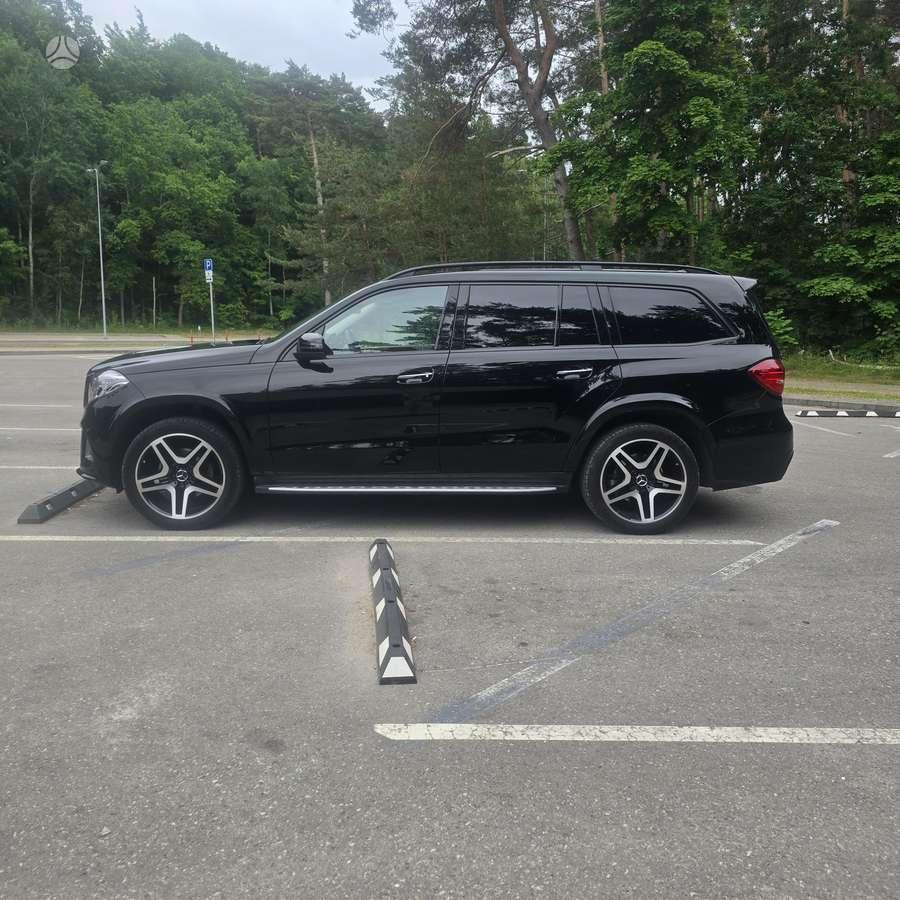Melns Mercedes-Benz GLS 450 2017 Klaipėda, ar dzinēja tilpumu 3.00 L un nobraukumu 129 tūkst. km par 26500 €, foto 3 vietnē AUTOMOTO.COM.LV
