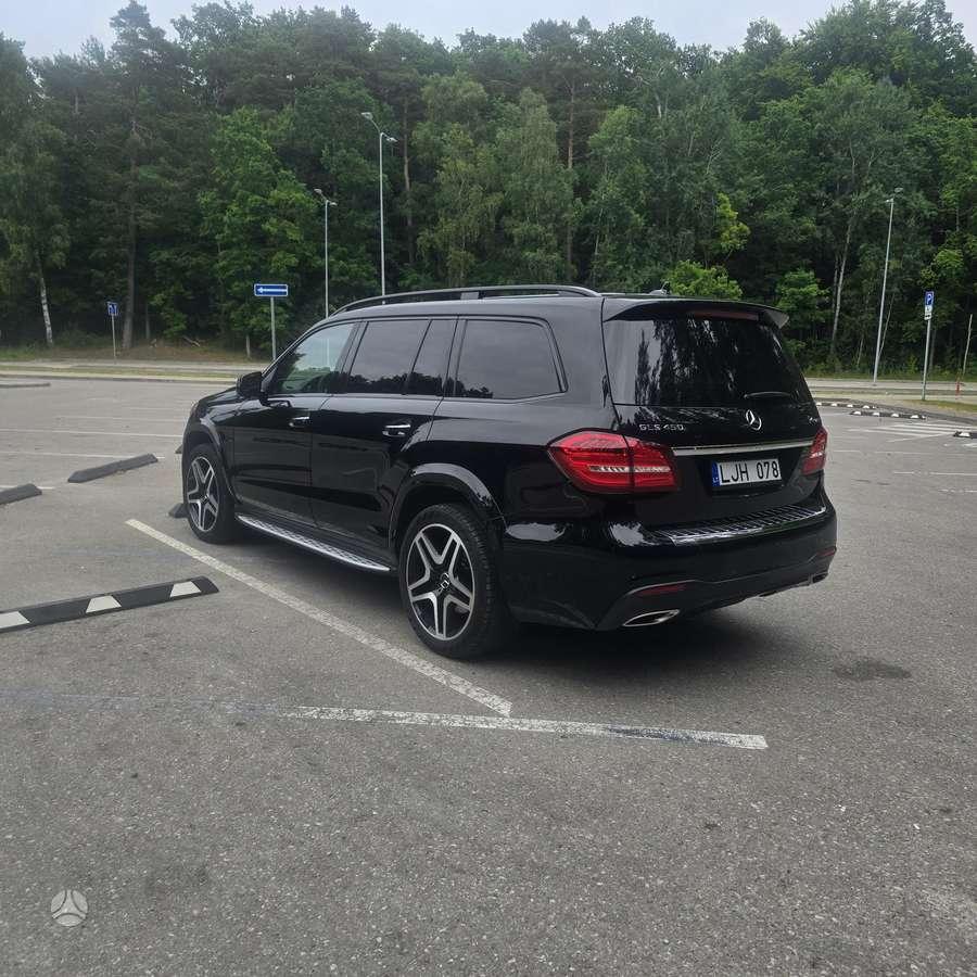 Melns Mercedes-Benz GLS 450 2017 Klaipėda, ar dzinēja tilpumu 3.00 L un nobraukumu 129 tūkst. km par 26500 €, foto 5 vietnē AUTOMOTO.COM.LV