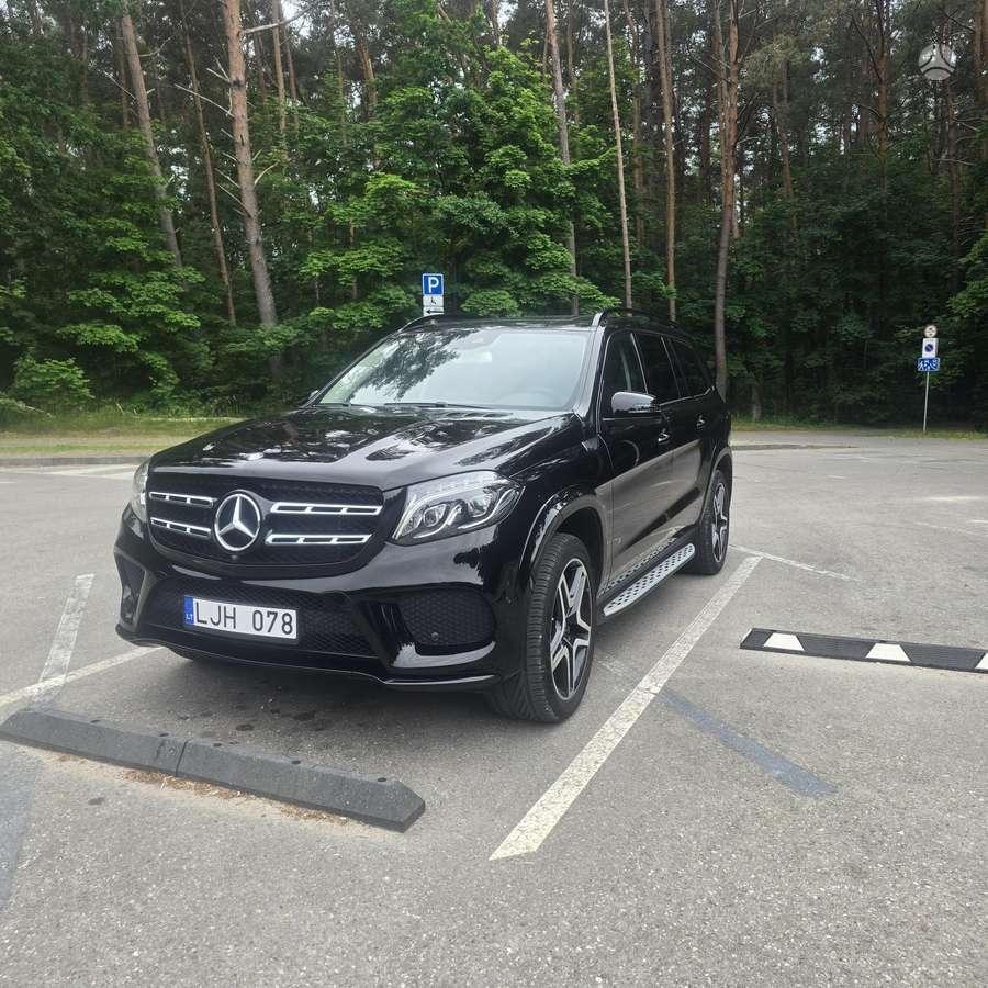 Melns Mercedes-Benz GLS 450 2017 Klaipėda, ar dzinēja tilpumu 3.00 L un nobraukumu 129 tūkst. km par 26500 €, foto 7 vietnē AUTOMOTO.COM.LV