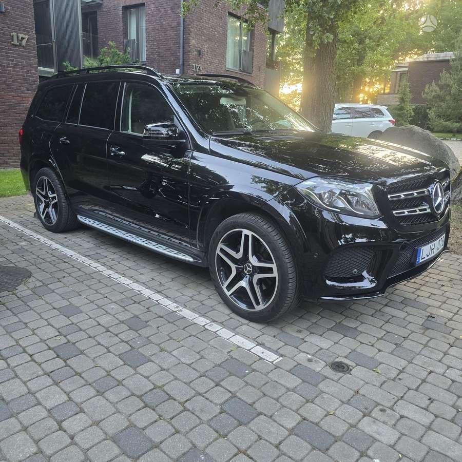 Melns Mercedes-Benz GLS 450 2017 Klaipėda, ar dzinēja tilpumu 3.00 L un nobraukumu 129 tūkst. km par 26500 €, foto 8 vietnē AUTOMOTO.COM.LV