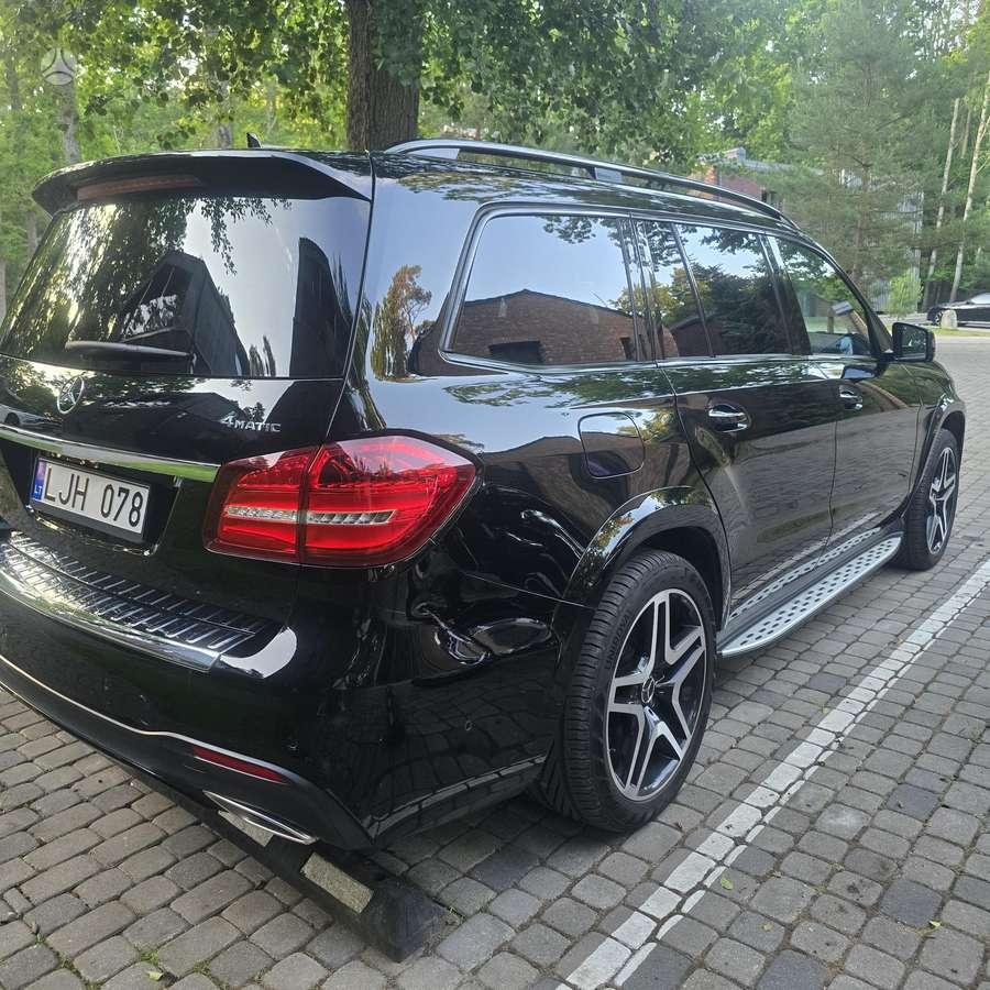 Melns Mercedes-Benz GLS 450 2017 Klaipėda, ar dzinēja tilpumu 3.00 L un nobraukumu 129 tūkst. km par 26500 €, foto 9 vietnē AUTOMOTO.COM.LV