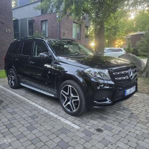 Melns Mercedes-Benz GLS 450 2017 Klaipėda, ar dzinēja tilpumu 3.00 L un nobraukumu 129 tūkst. km par 26500 €, foto 10 vietnē AUTOMOTO.COM.LV