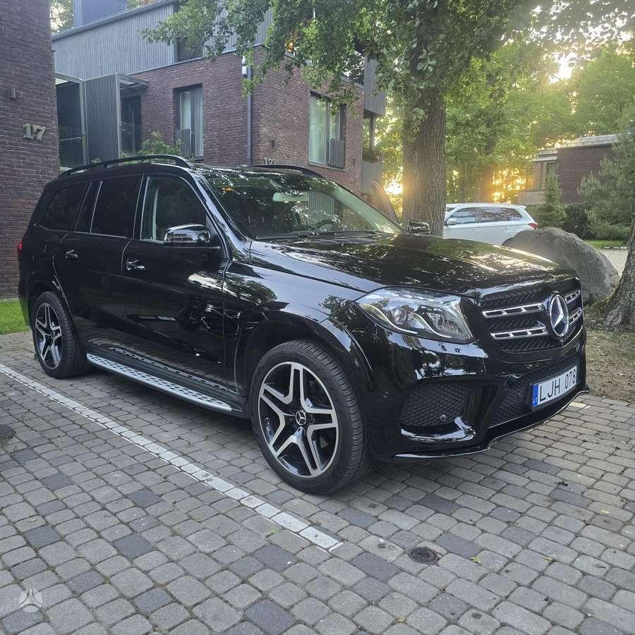 Melns Mercedes-Benz GLS 450 2017 Klaipėda, ar dzinēja tilpumu 3.00 L un nobraukumu 129 tūkst. km par 26500 €, foto 10 vietnē AUTOMOTO.COM.LV