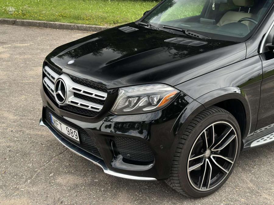 Melns Mercedes-Benz GLS 450 2017 Kauņa, ar dzinēja tilpumu 3.00 L un nobraukumu 159 tūkst. km par 25900 €, foto 6 vietnē AUTOMOTO.COM.LV