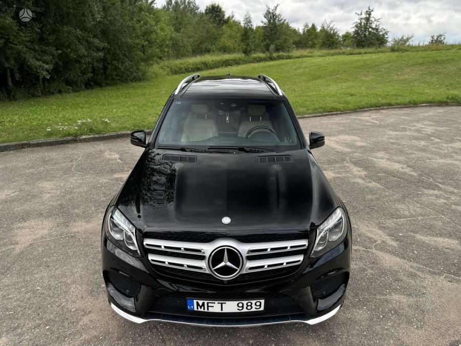Melns Mercedes-Benz GLS 450 2017 Kauņa, ar dzinēja tilpumu 3.00 L un nobraukumu 159 tūkst. km par 25900 €, foto 7 vietnē AUTOMOTO.COM.LV