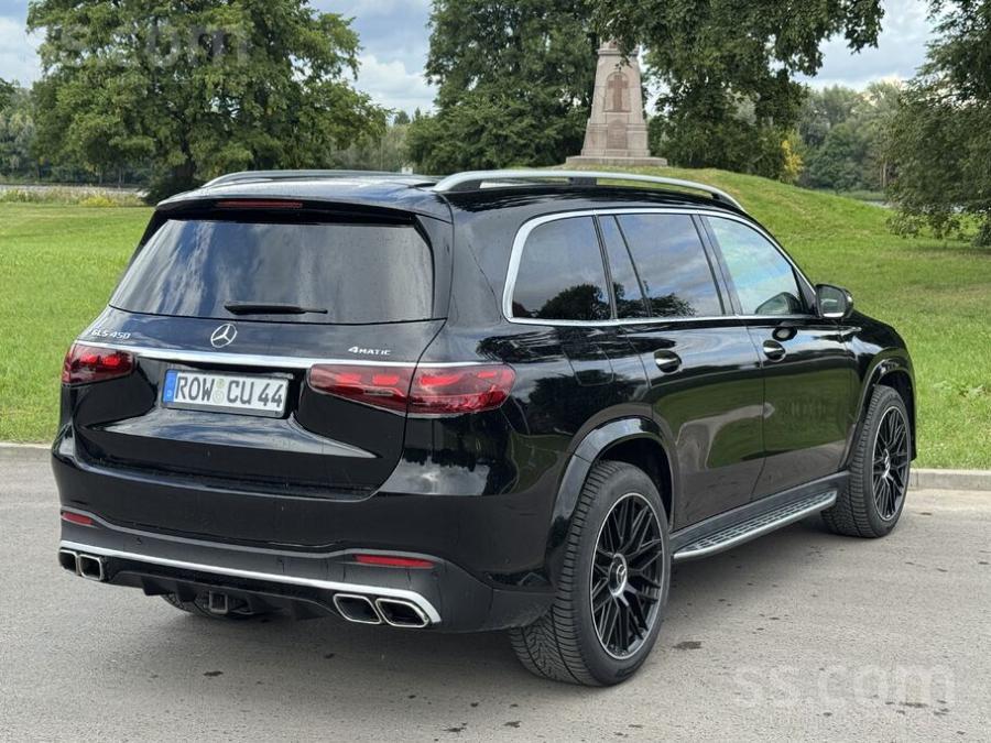 Черный Мерседес GLS 450 2019 в Рига, объемом двигателя 3.00 л и пробегом 0 тыс. км за 56450 €, фото 6 на AUTOMOTO.COM.LV