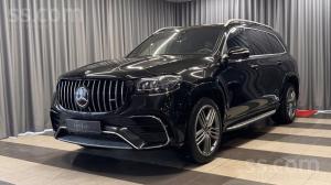 Melns Mercedes-Benz GLS 450 2020 Rīga, ar dzinēja tilpumu 3.00 L un nobraukumu 86 tūkst. km par 59990 €, foto  vietnē AUTOMOTO.COM.LV