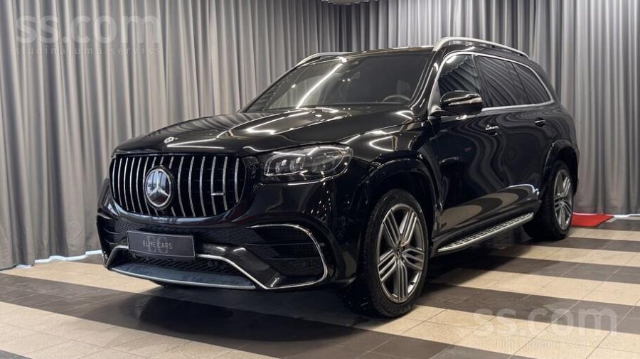 Melns Mercedes-Benz GLS 450 2020 Rīga, ar dzinēja tilpumu 3.00 L un nobraukumu 86 tūkst. km par 59990 €, foto 1 vietnē AUTOMOTO.COM.LV