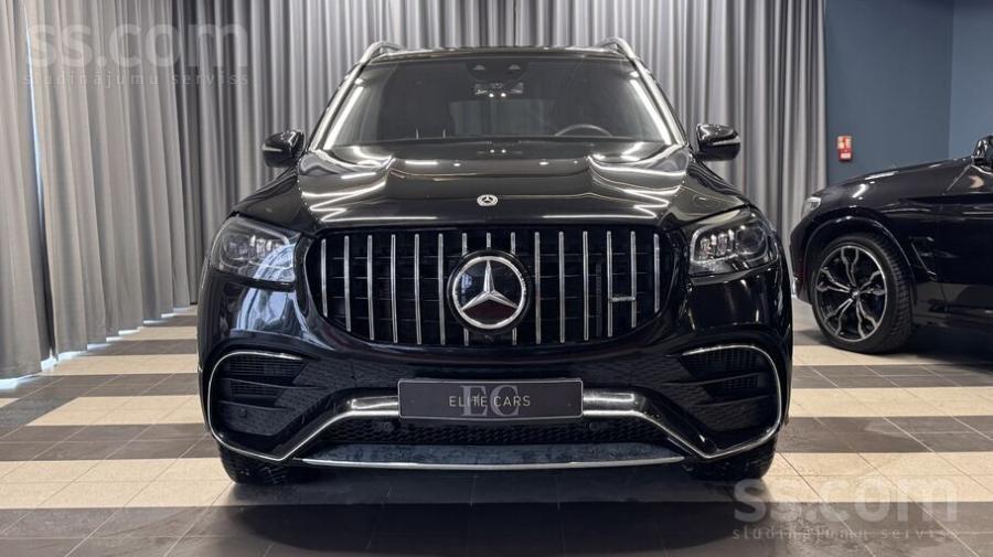 Melns Mercedes-Benz GLS 450 2020 Rīga, ar dzinēja tilpumu 3.00 L un nobraukumu 86 tūkst. km par 59990 €, foto 2 vietnē AUTOMOTO.COM.LV