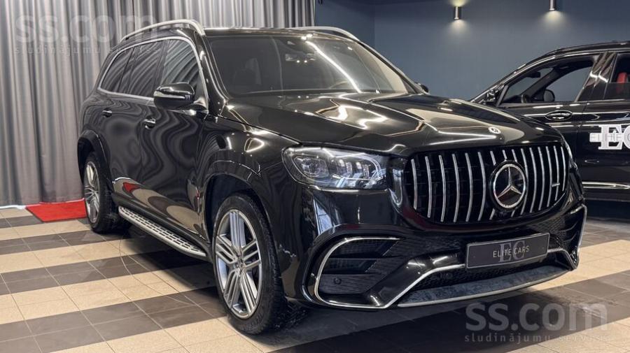 Melns Mercedes-Benz GLS 450 2020 Rīga, ar dzinēja tilpumu 3.00 L un nobraukumu 86 tūkst. km par 59990 €, foto 3 vietnē AUTOMOTO.COM.LV