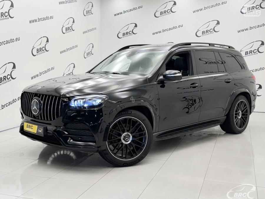 Melns Mercedes-Benz GLS 450 2020 Avižieniai, ar dzinēja tilpumu 3.00 L un nobraukumu 89 tūkst. km par 67000 €, foto 1 vietnē AUTOMOTO.COM.LV